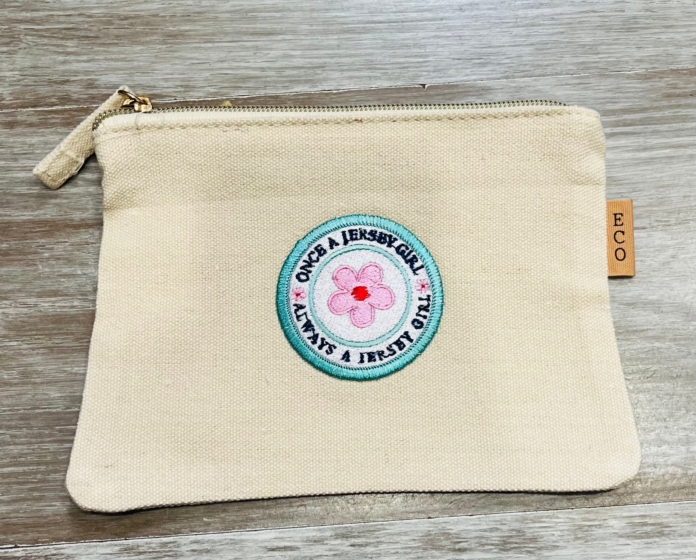 Once a jersey girl canvas coin purse – cabana 19 red bank nj